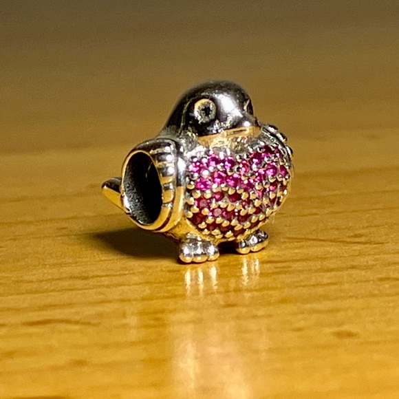 Pandora | Jewelry | Authentic Pandora Red Robin Charm | Poshmark